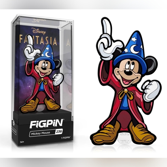 Figpin | Jewelry | Figpin 236 Disney Fantasia Mickey Mouse Collectors ...